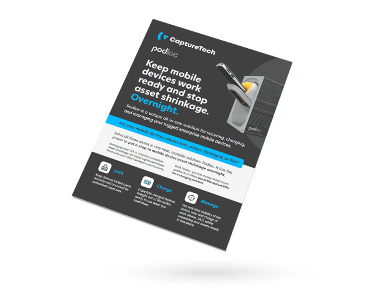 Podloc Smart Locker voor opslag magazijnapparatuur | CaptureTech